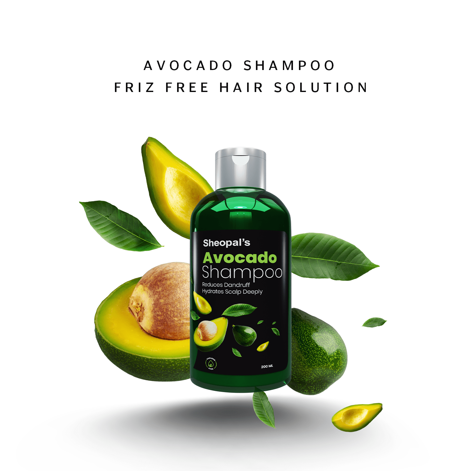 Avocado Shampoo for Strong, Shiny Hair and Oily Scalp | Sheopals