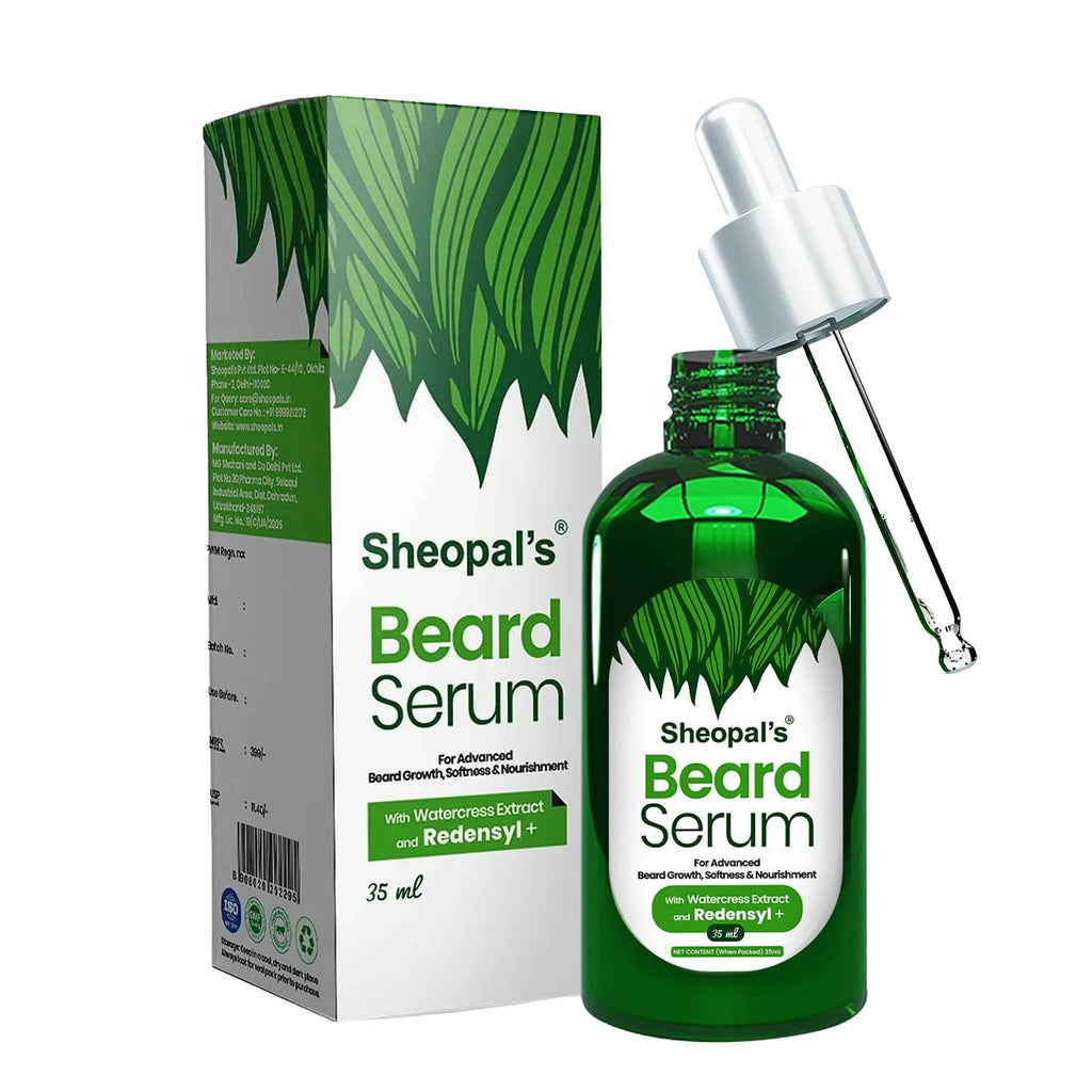 Sheopals Beard Serum With Redensyl | Beard Hair Growth Serum
