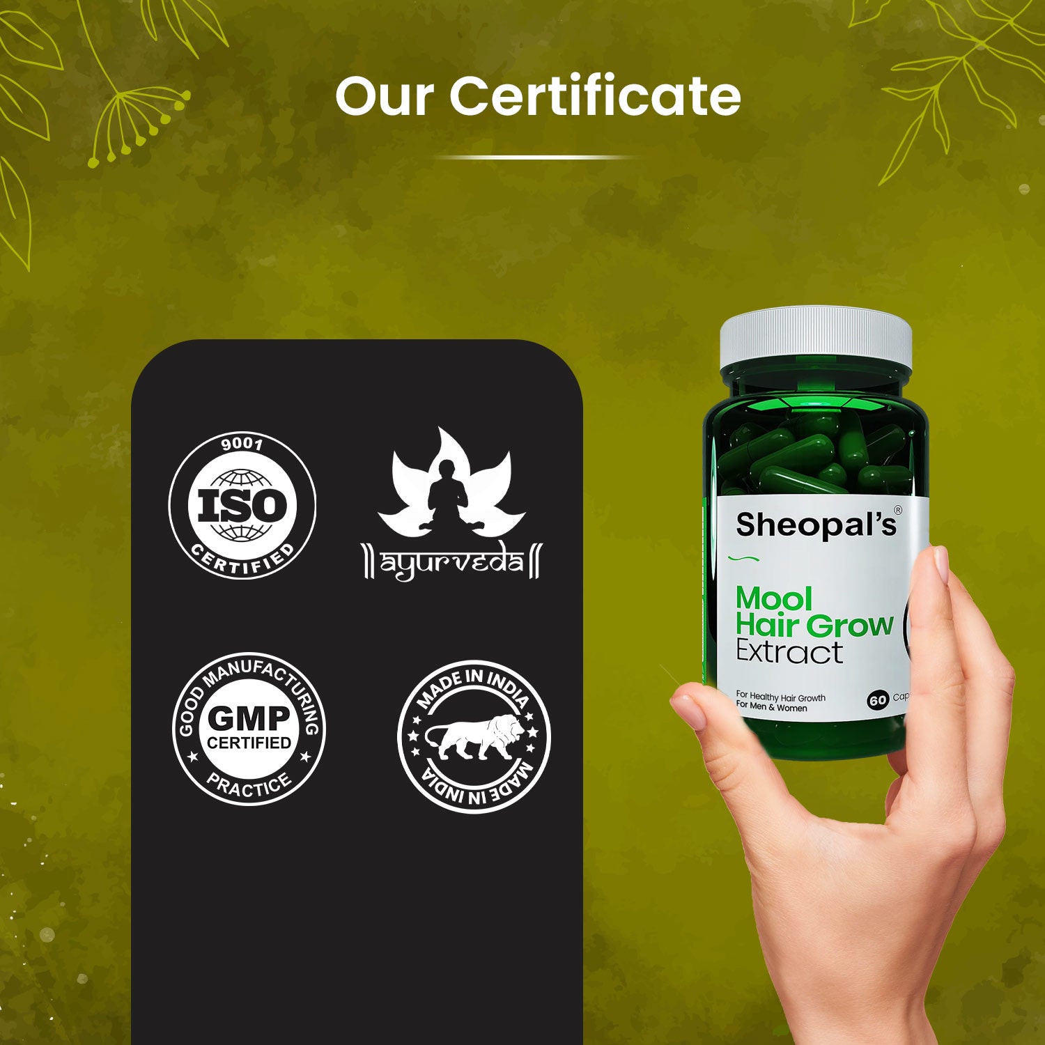 Mool Hair Growth Capsules for Hair Regrowth | Sheopals