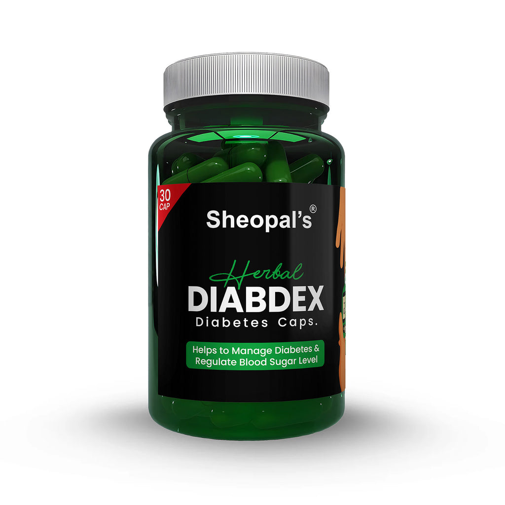 Herbal Diabdex Capsules to Control Blood Sugar Level | Sheopals