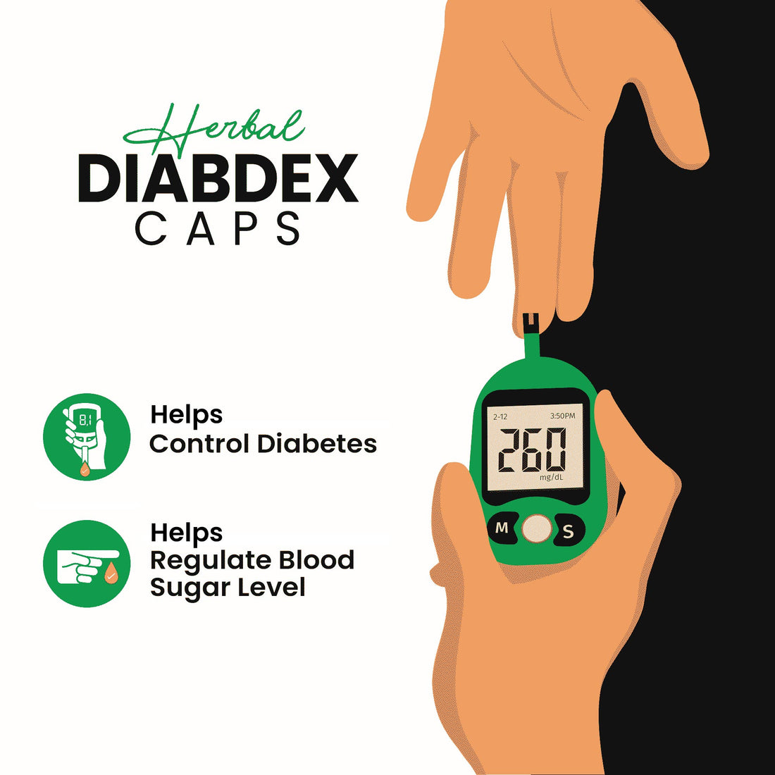 Herbal Diabdex Capsules to Control Blood Sugar Level | Sheopals