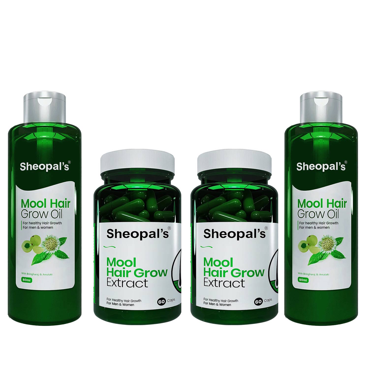 Mool Hair Grow Oil And Capsule Combo with Amla – Sheopals