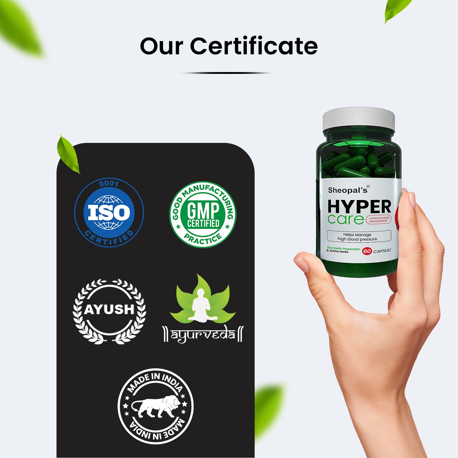 Hyper Care: Ayurvedic BP Medicine for High Blood Pressure | Sheopals