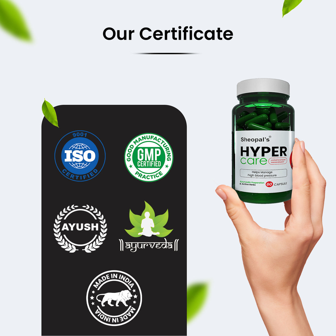 Hyper Care: Ayurvedic BP Medicine for High Blood Pressure | Sheopals
