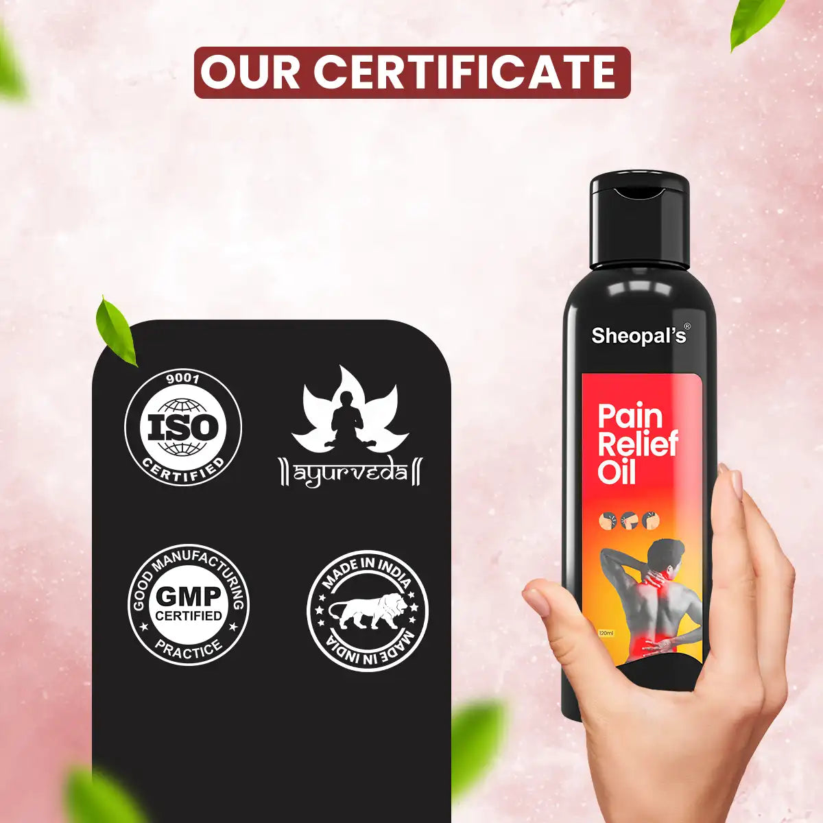 Buy Ayurvedic Pain Relief Oil For Joint and Body Pain - Sheopals