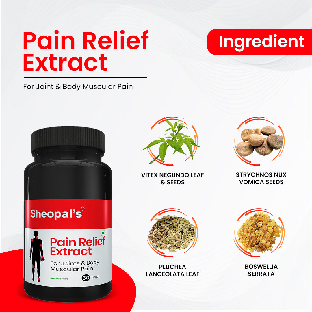 Ayurvedic Pain Relief Capsules For Body Pain | Sheopals