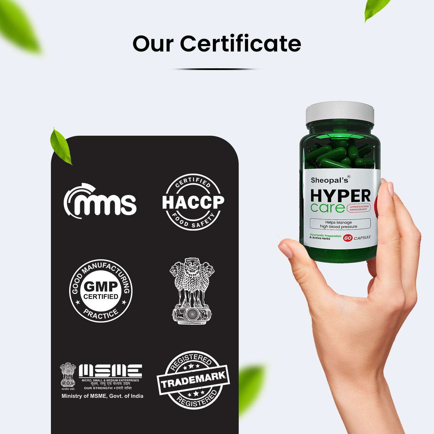 Hyper Care: Ayurvedic BP Medicine for High Blood Pressure | Sheopals