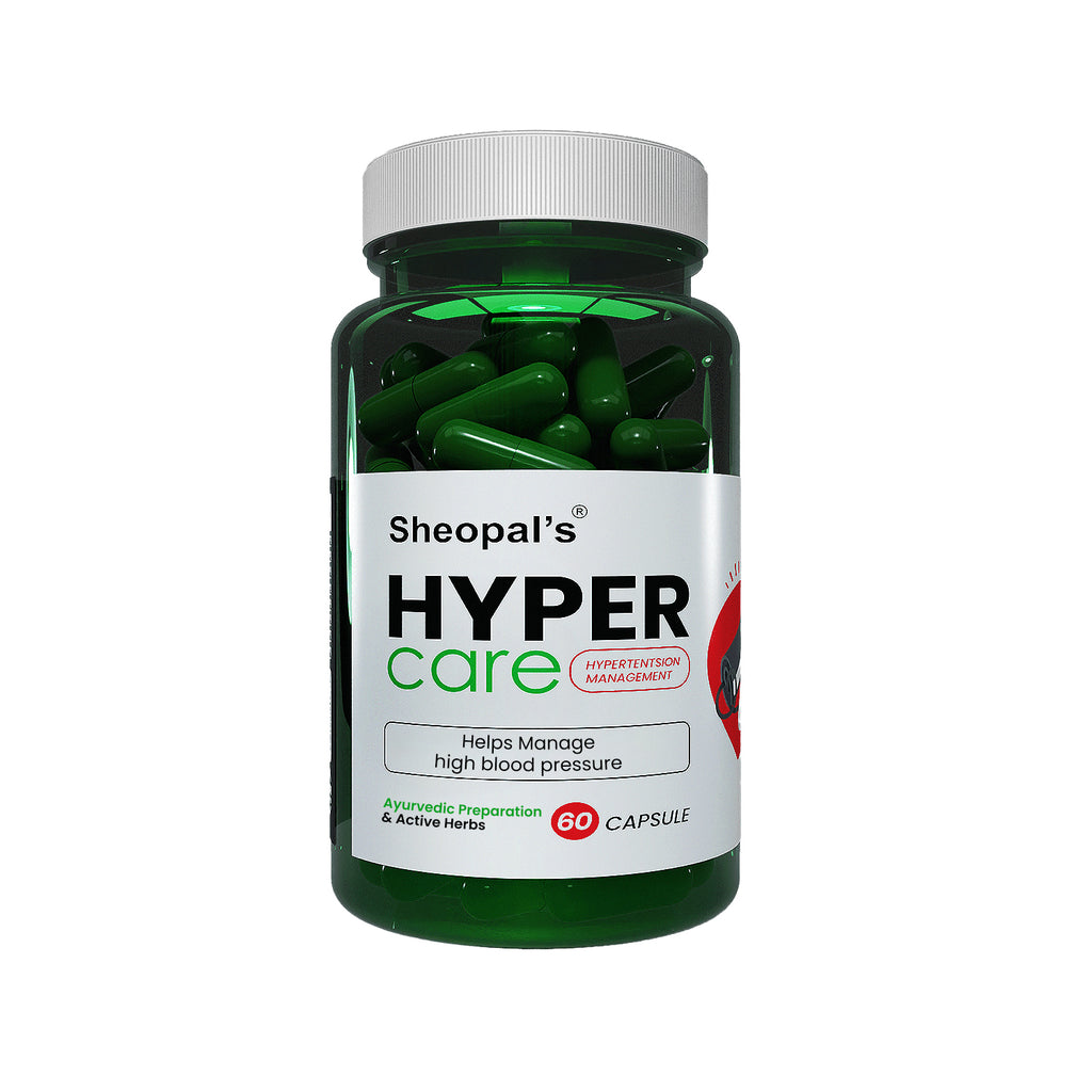 Hyper Care: Ayurvedic BP Medicine for High Blood Pressure | Sheopals